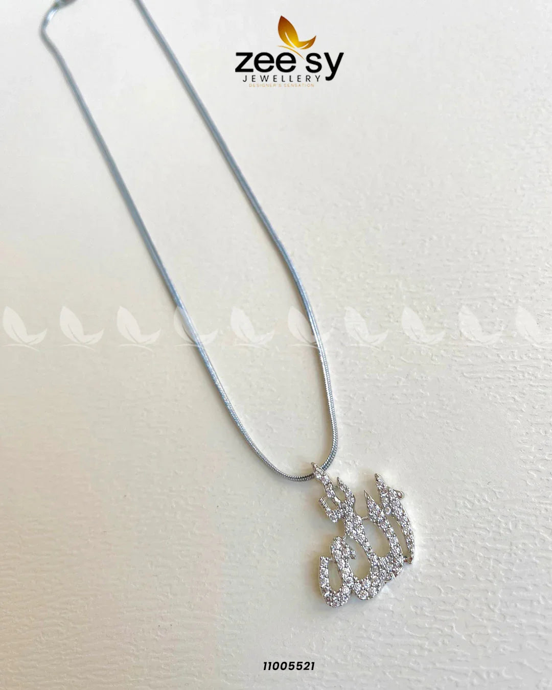 Pendant Necklace | Allah name Locket with Chain | Karachi all Pakistan ...