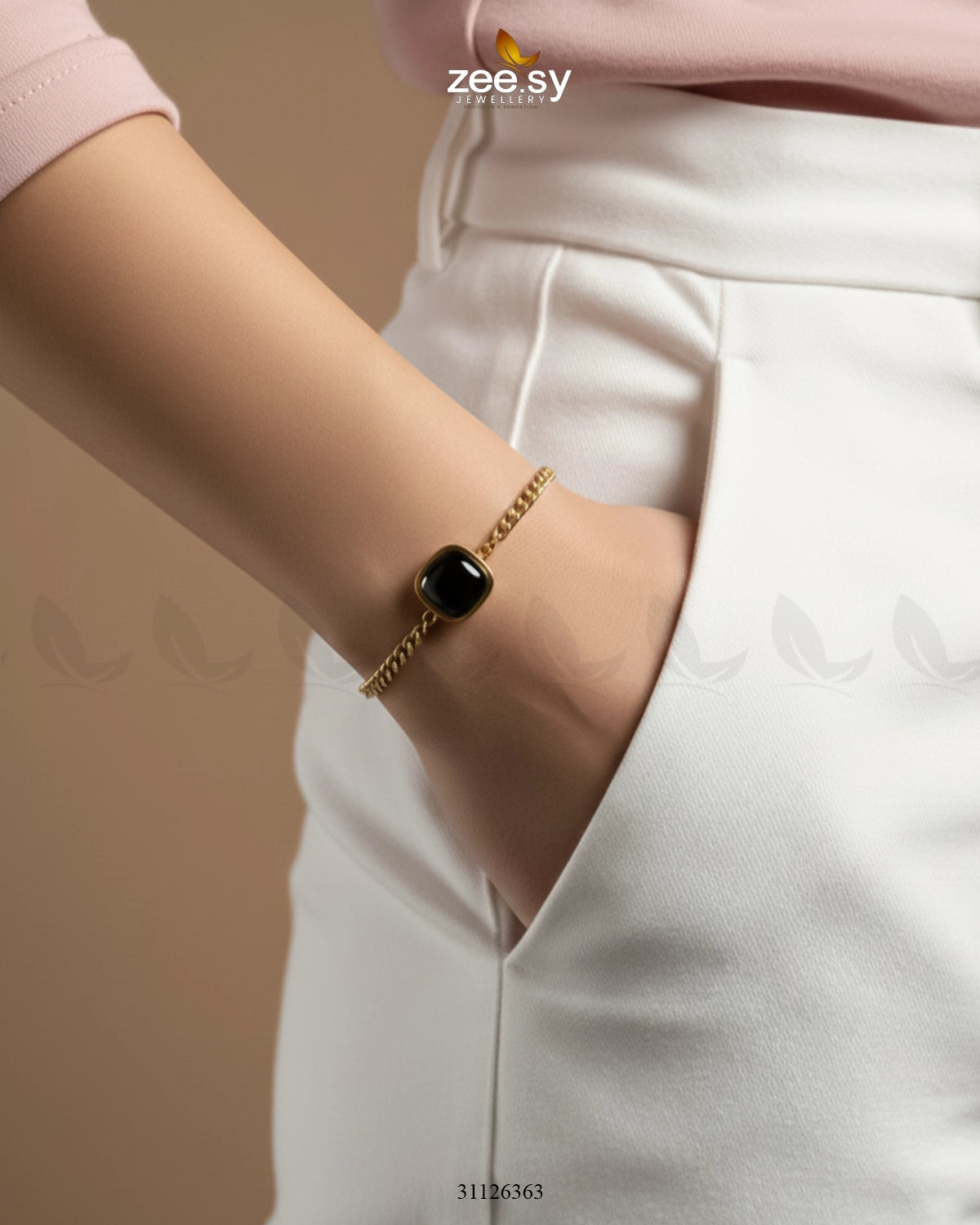 Cascade Bold Stone Bracelet - Zeesy.pk